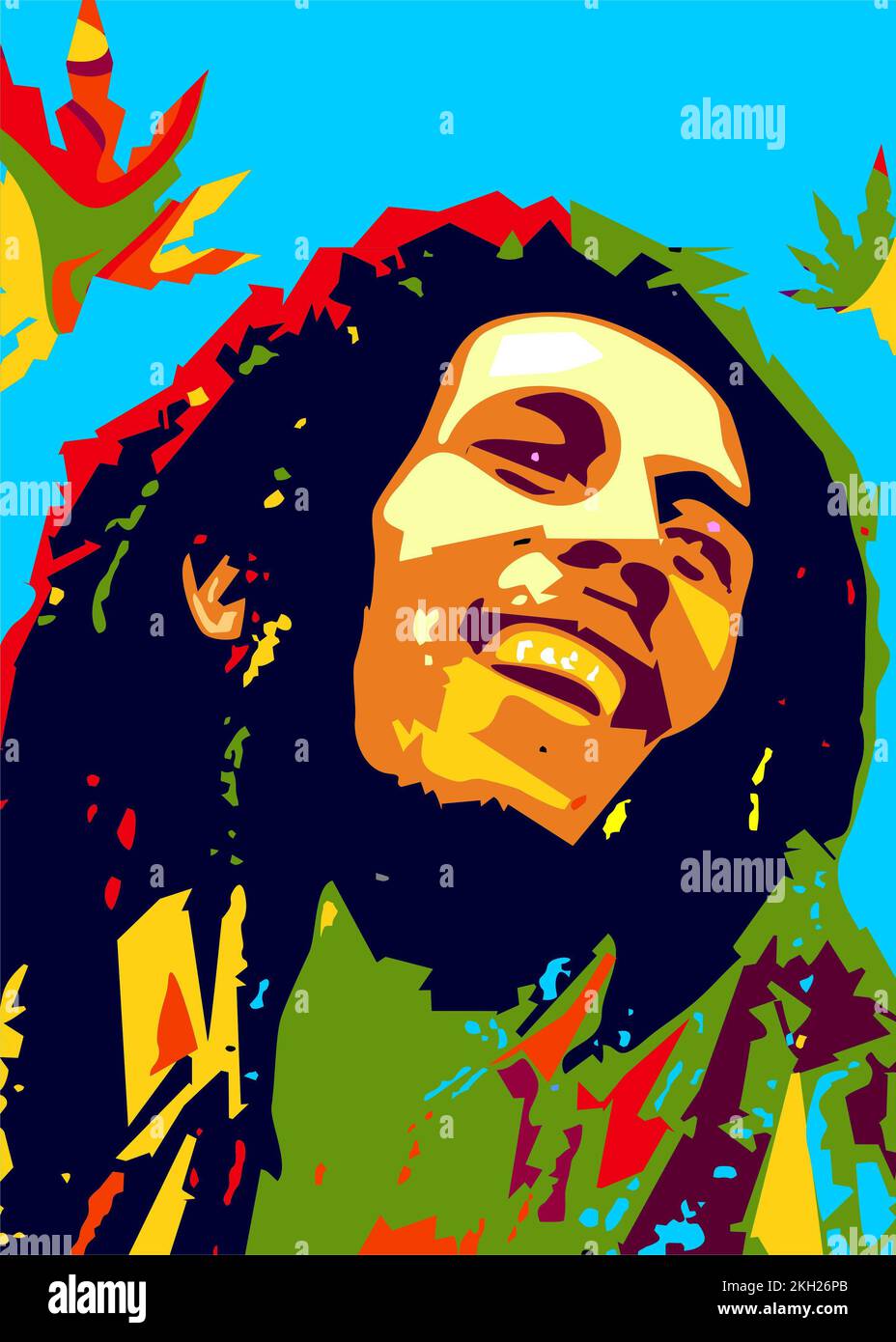 Bob Marley Pop Art
