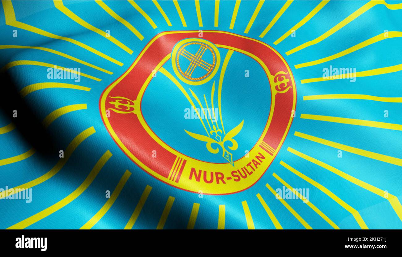 Nur sultan flag hi-res stock photography and images - Alamy