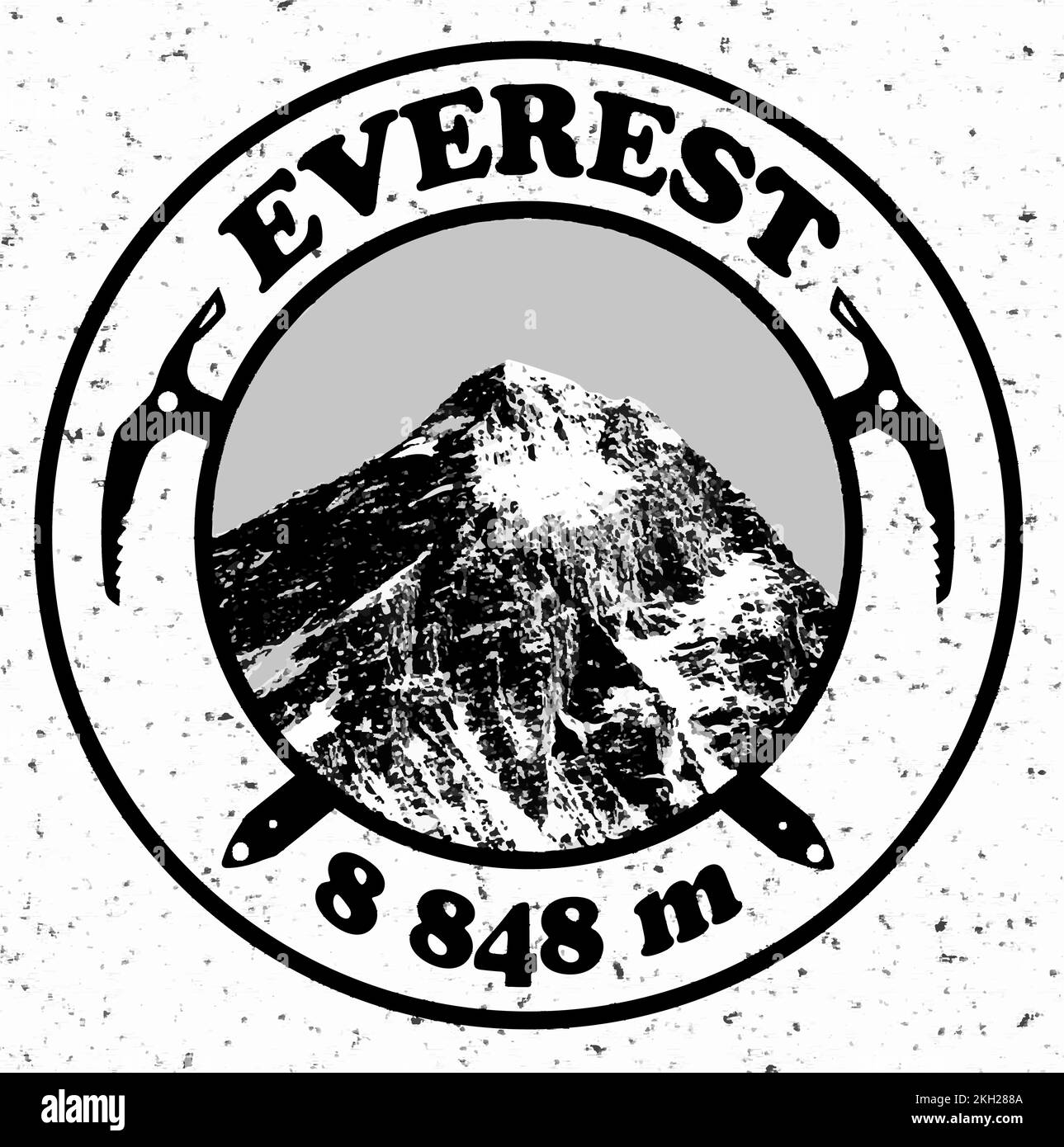 Vector illustation logo of Mount Everest, himalayas mountains, Nepal ... Vector illustation logo of Mount Everest, himalayas mountains, Nepal ...