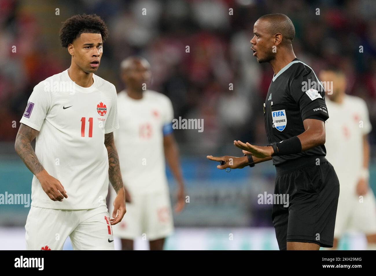 AR-RAYYAN, 23-11-2022 Ahmad Bin Ali Stadium, World Cup 2022 in Qatar game between Belgium and ...