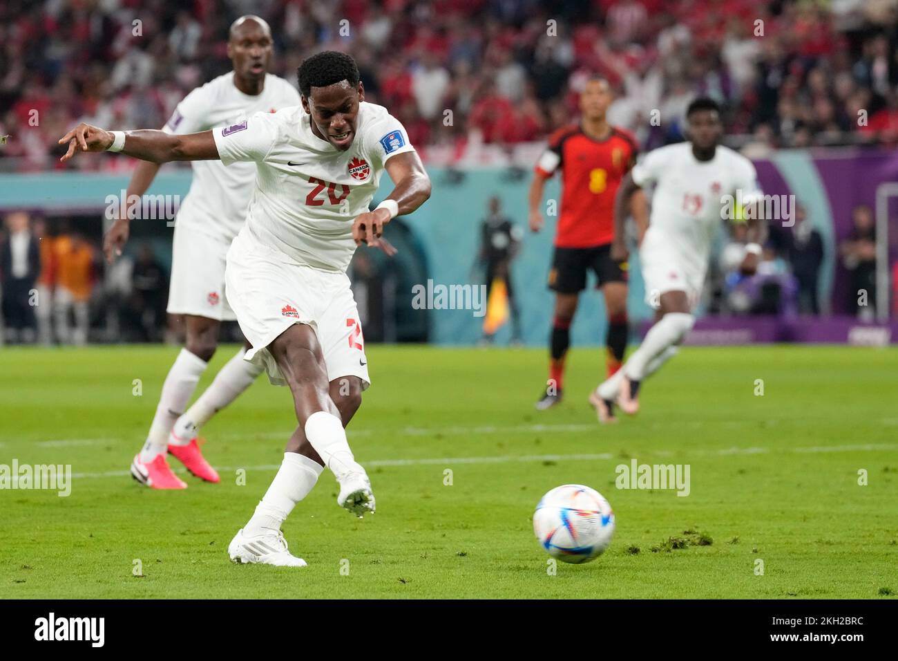 AR-RAYYAN, 23-11-2022 Ahmad Bin Ali Stadium, World Cup 2022 in Qatar game between Belgium and ...