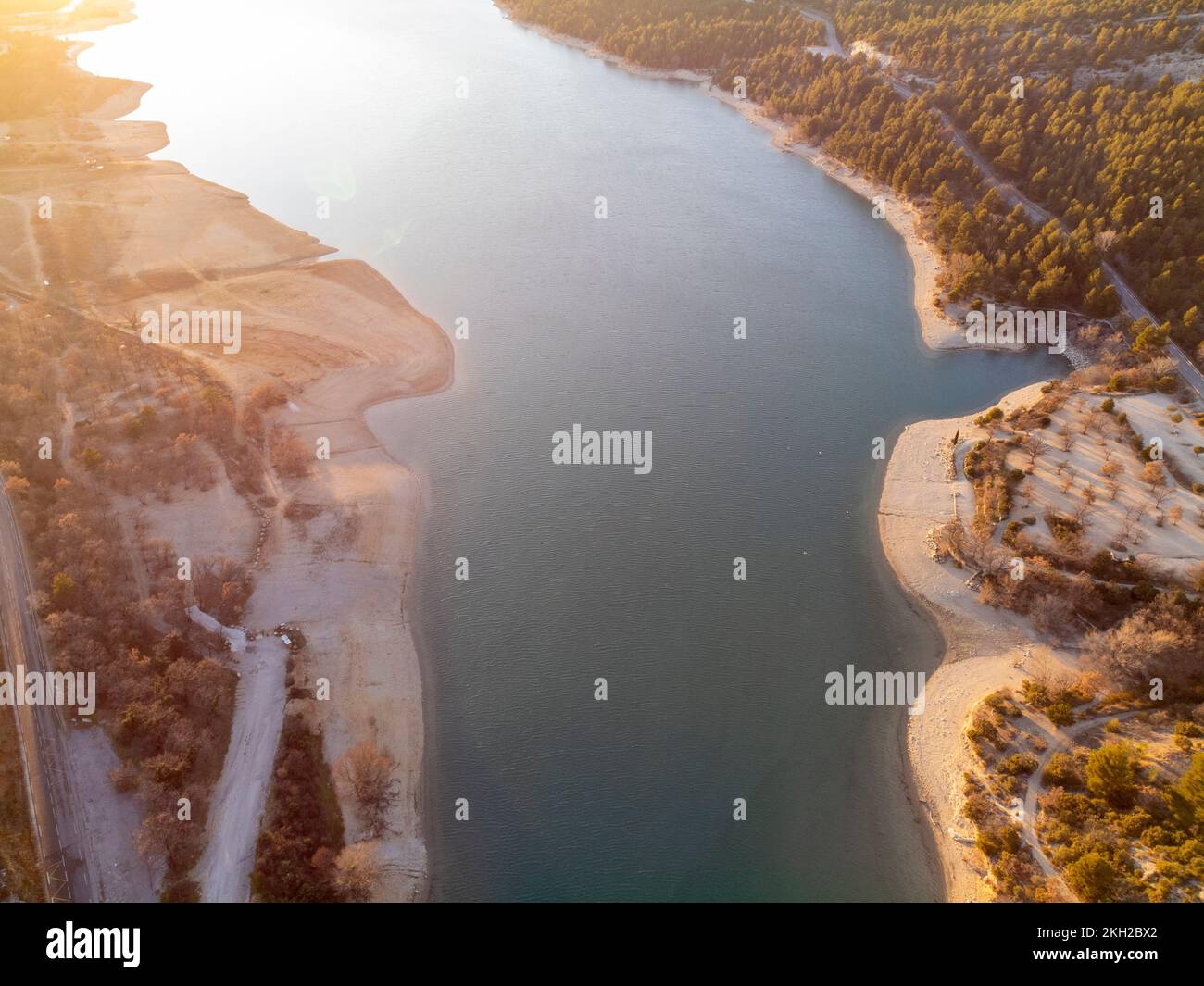 Sainte-Croix Lake, in France, Europe, Provence, Alpes-de-Haute-Provence ...