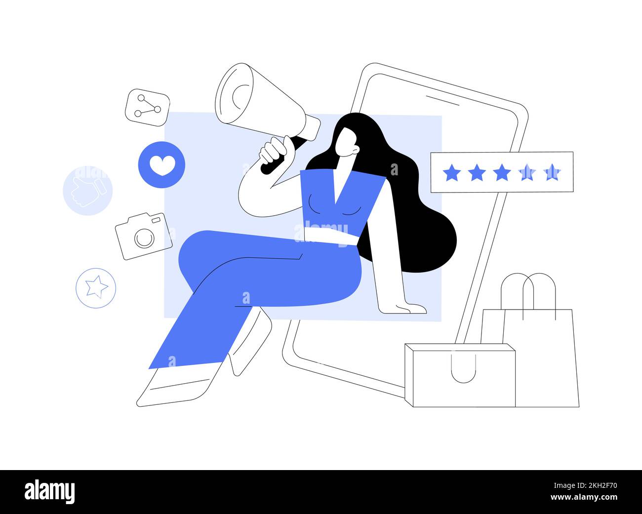 Brand ambassador abstract concept vector illustration Stock Vector ...