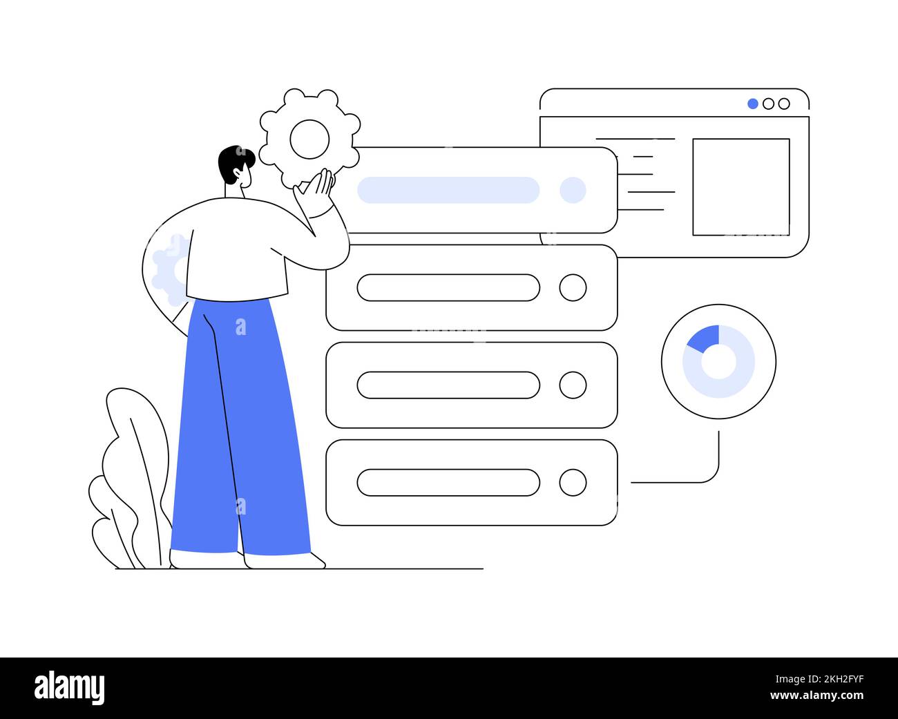 Big data tools abstract concept vector illustration Stock Vector Image ...