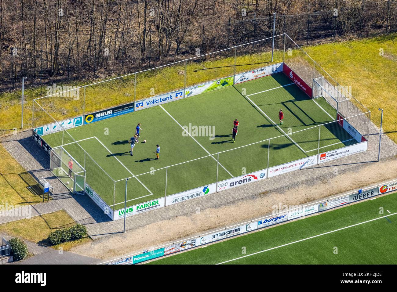Soccer field aerial hi-res stock photography and images - Alamy