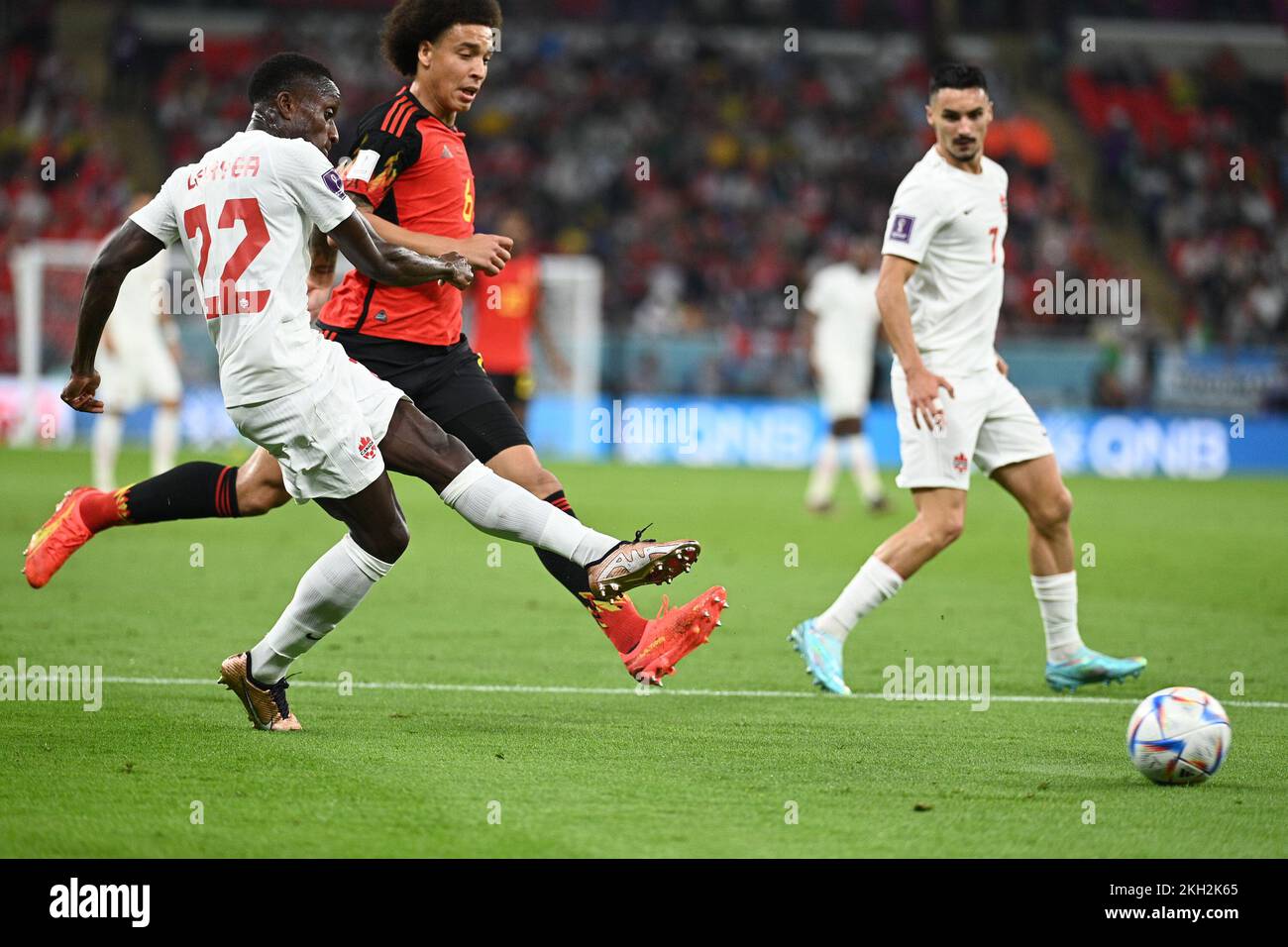 Doha, Qatar. 23rd Nov, 2022. Estádio Ahmed bin Ali Richie Laryea do ...