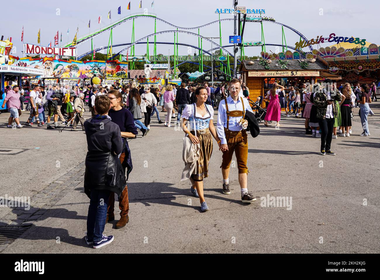 Oktoberfest grounds hi-res stock photography and images - Alamy