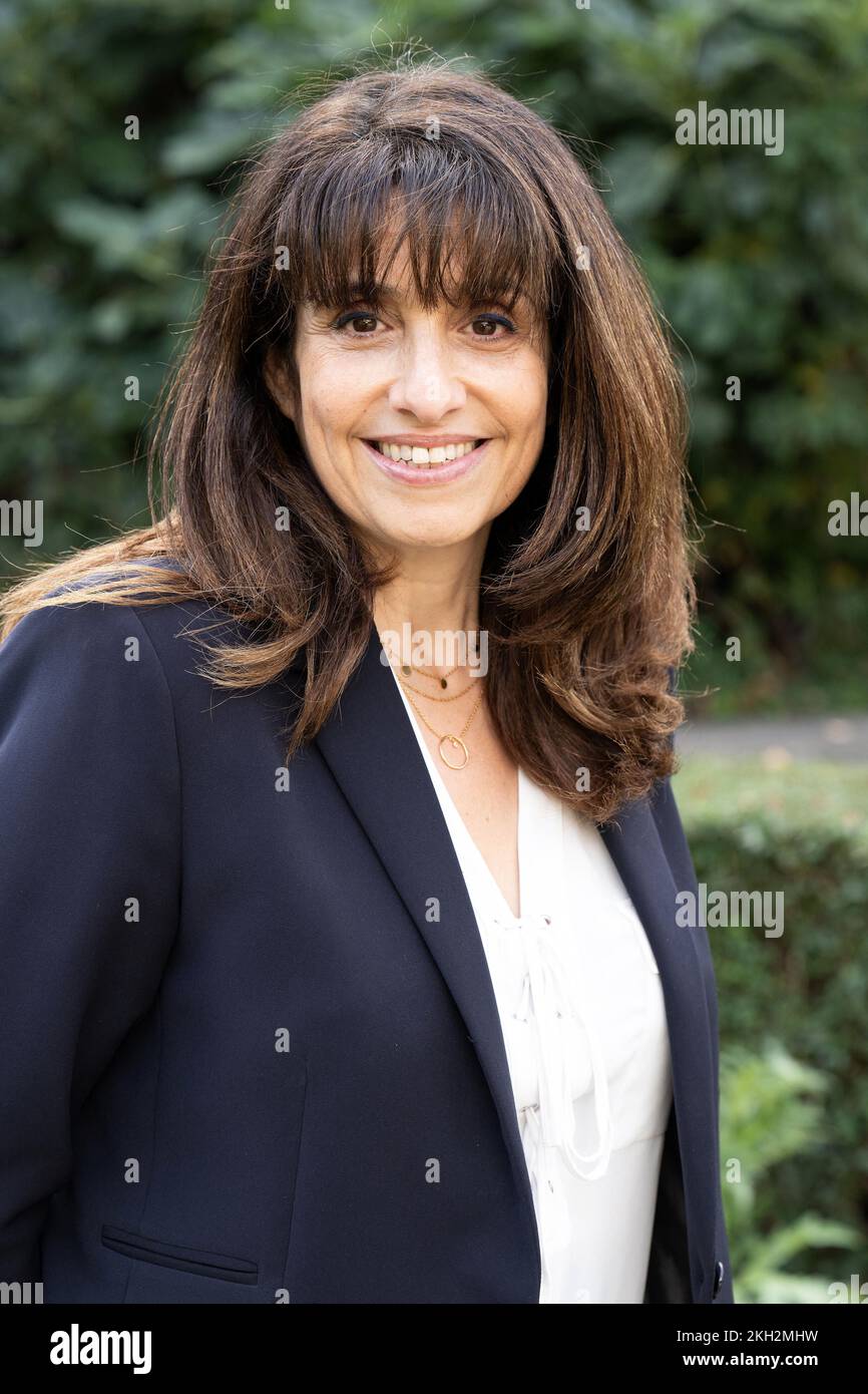 Deputy of the group Renaissance, Caroline Yadan poses during a session ...