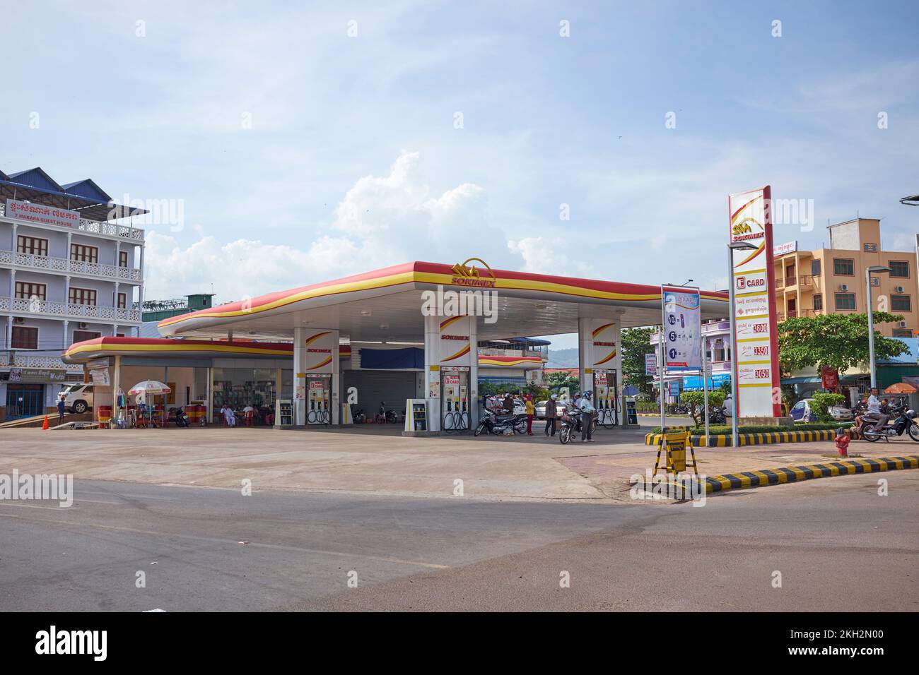 Cambodian petrol station hi-res stock photography and images - Alamy