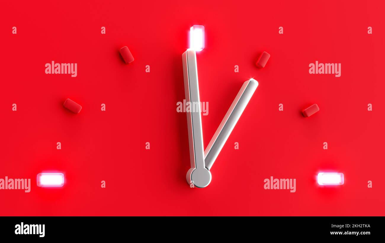 1 o'clock clock hi-res stock photography and images - Alamy