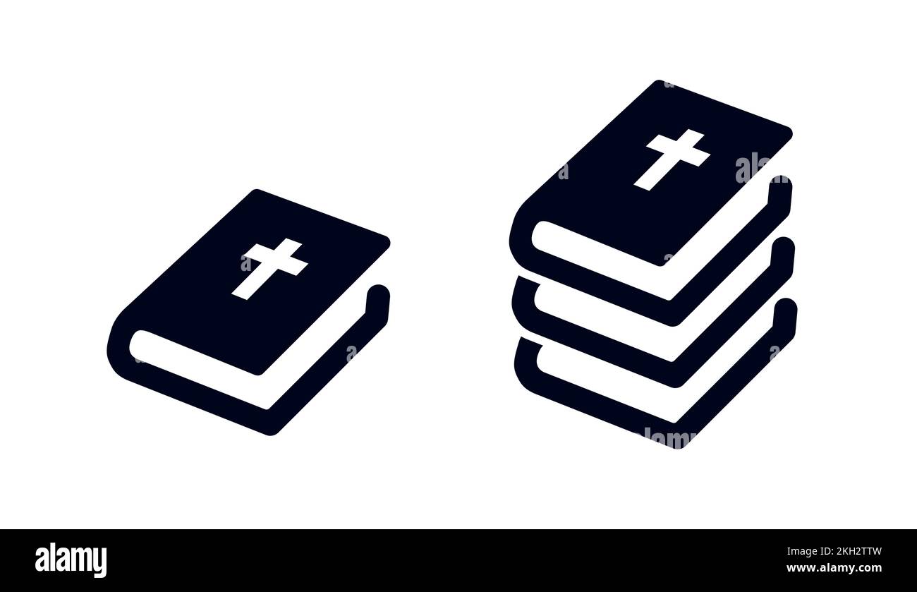 Bible symbol stack of books icon Stock Vector Image & Art - Alamy