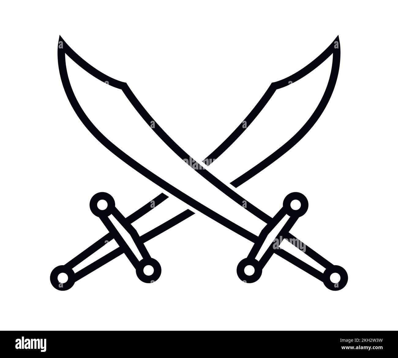 Logo scimitar Stock Vector Images - Alamy