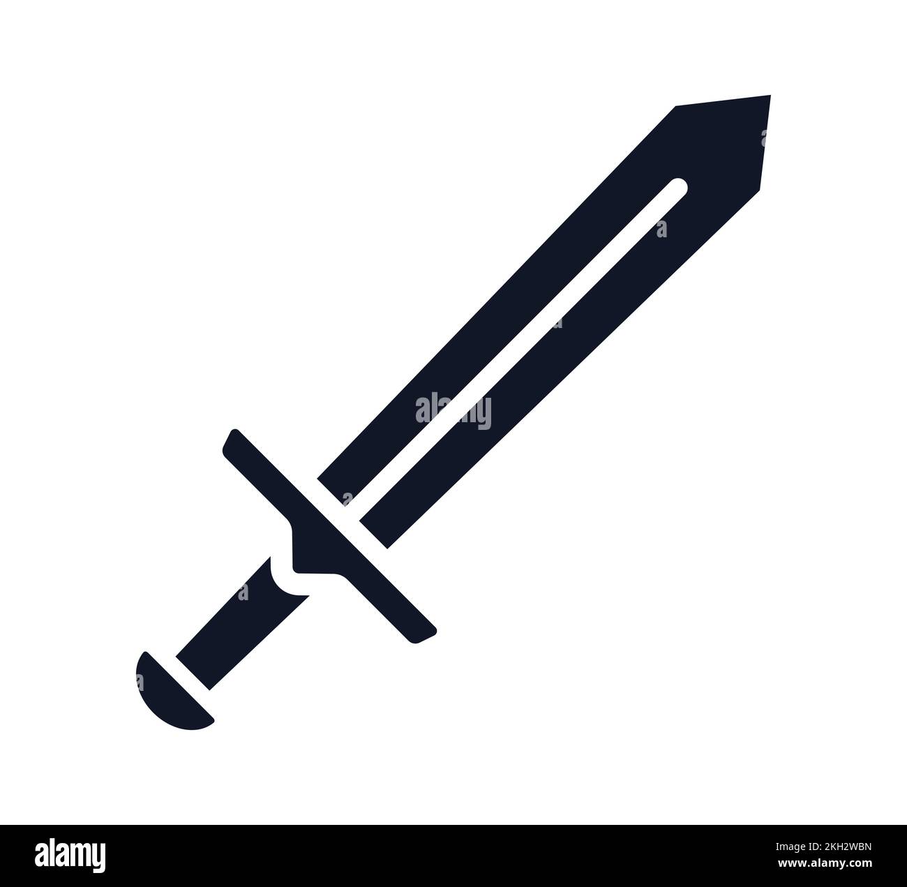 Short sword weapon vector icon Stock Vector Image & Art - Alamy