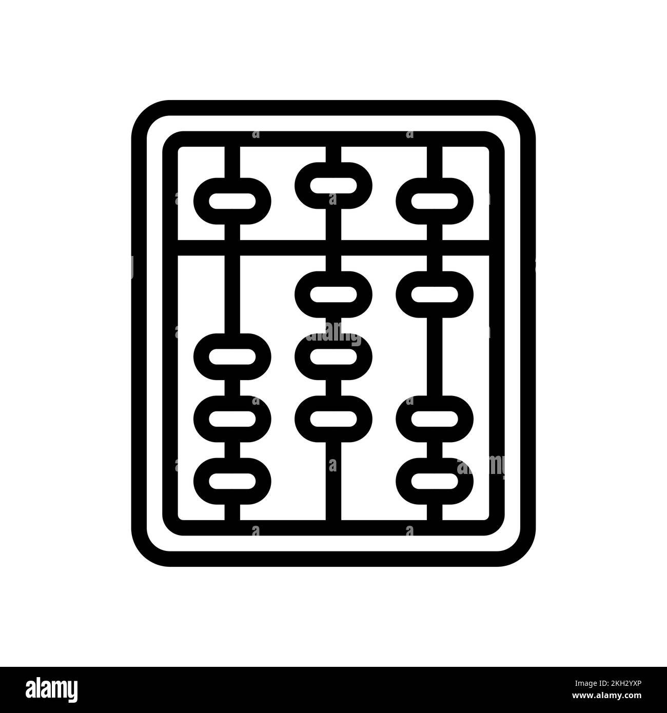 abacus icon. learn with the abacus to be proficient in counting Stock ...