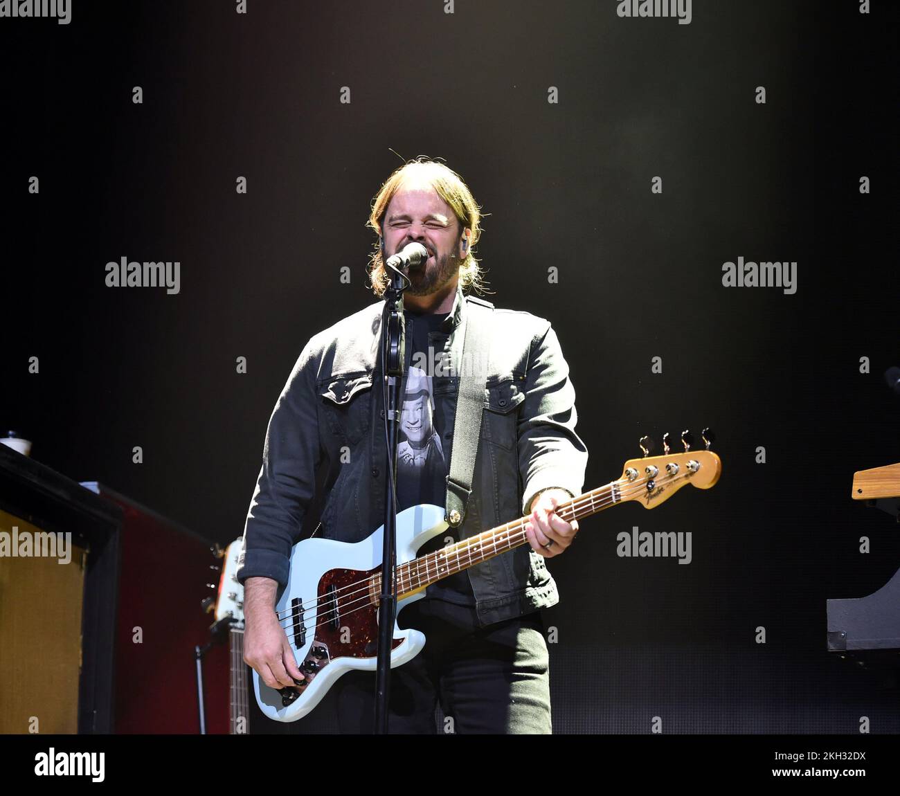 November 20, 2022, Norfolk, Virginia, USA: NATHAN COCHRAN of MERCY ME ...