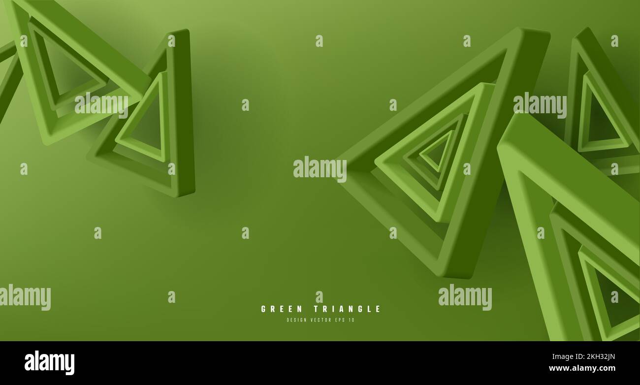 Abstract background with geometric 3d triangles mono tone shapes Stock ...