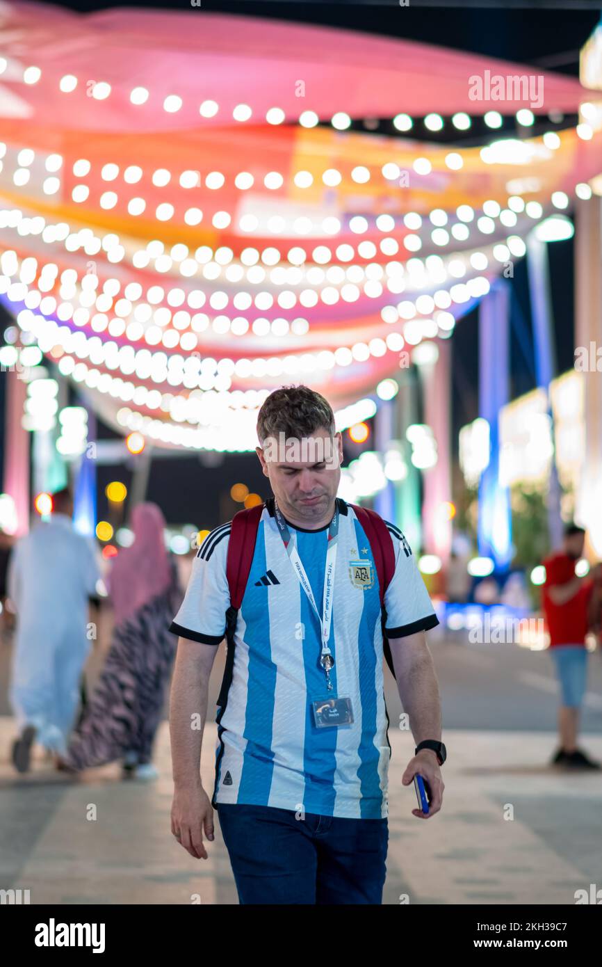 Qatar 2022 world cup messi hi-res stock photography and images - Alamy