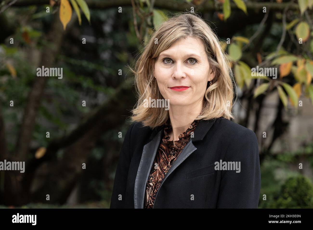 Deputy of the group Les Republicains, Virginie Duby-Muller poses during ...
