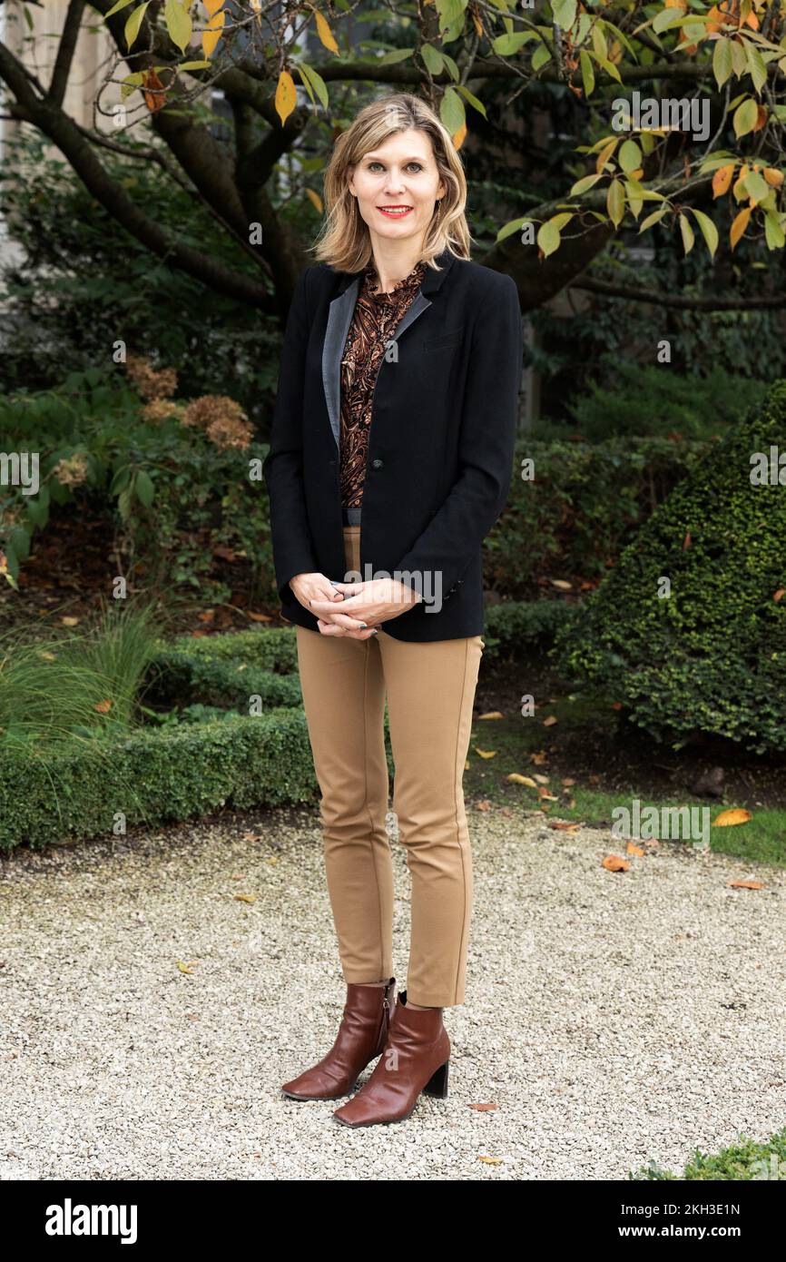 Deputy of the group Les Republicains, Virginie Duby-Muller poses during ...