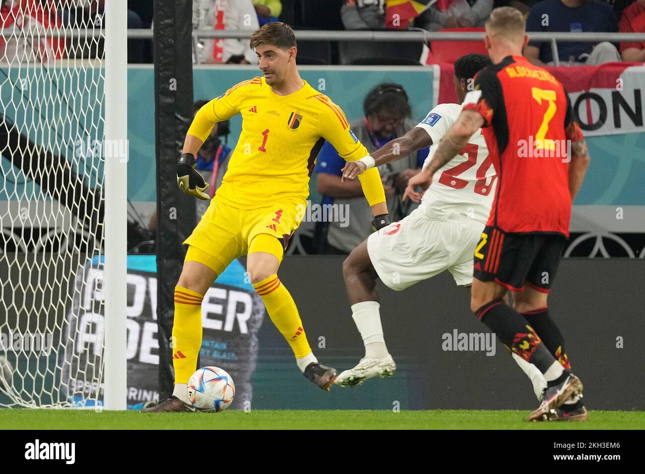 AR-RAYYAN, 23-11-2022 Ahmad Bin Ali Stadium, World Cup 2022 in Qatar game between Belgium and ...