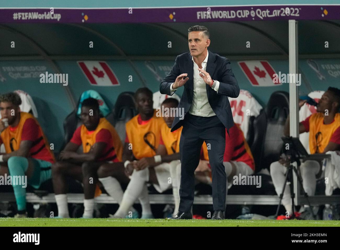 AR-RAYYAN, 23-11-2022 Ahmad Bin Ali Stadium, World Cup 2022 in Qatar game between Belgium and ...