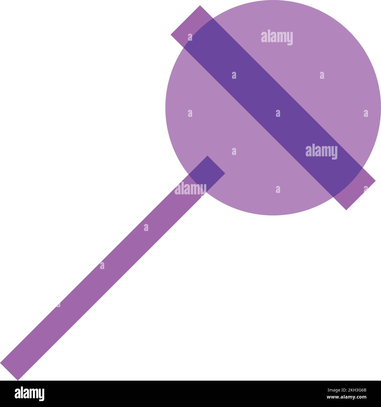 Purple lollipop flat icon Stock Vector Images - Alamy