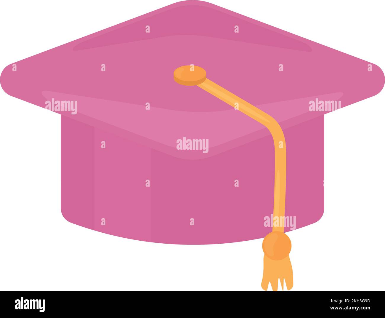 pink graduation cap Stock Vector Image & Art - Alamy