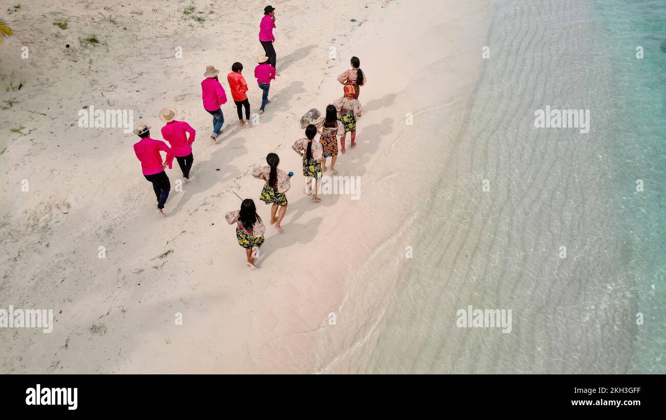 Kankis dance, traditional folklore from the Guna Indigenous People ...