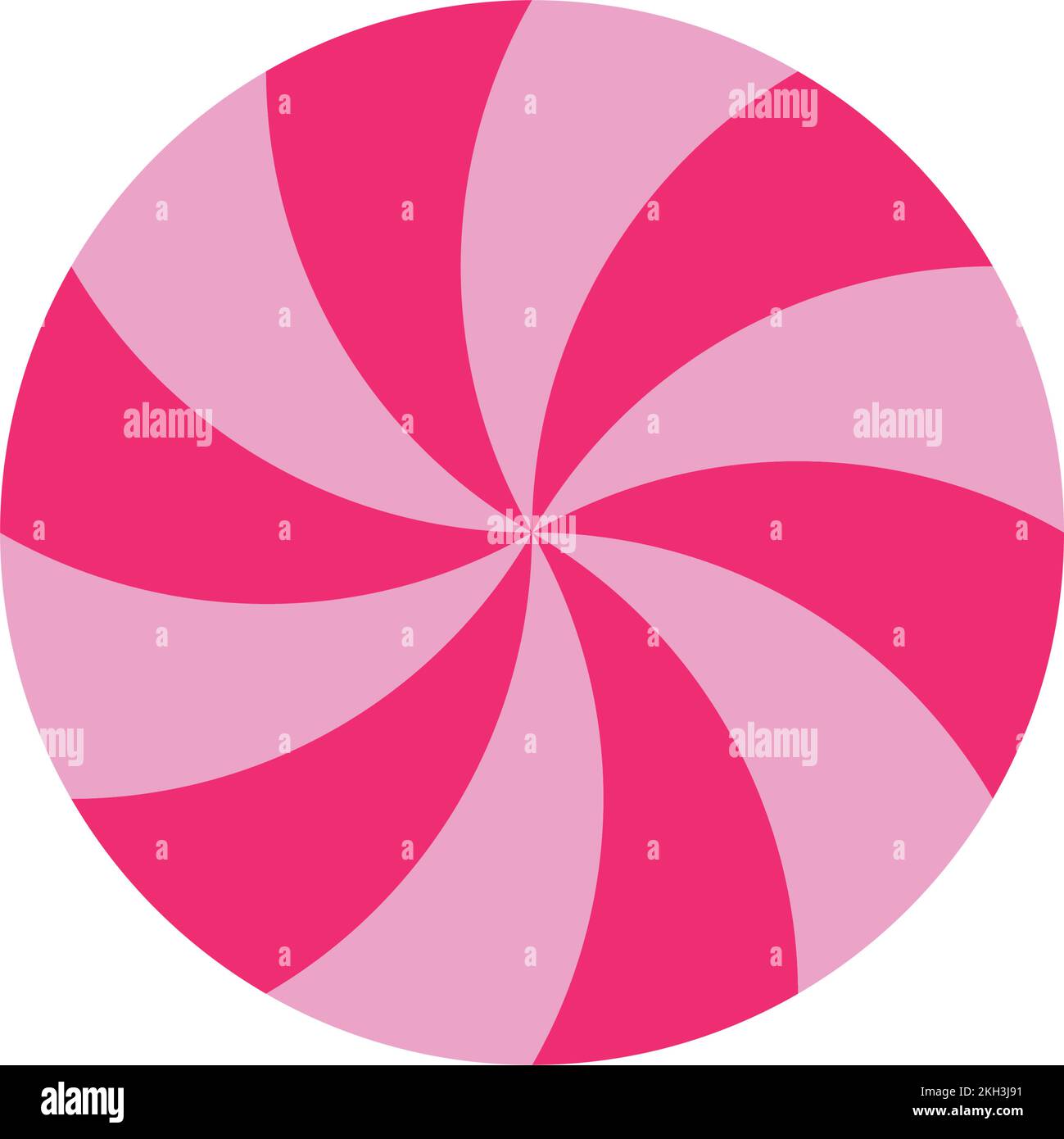 Isolated pink lollipop candy sheer flat icon Vector Stock Vector Image ...