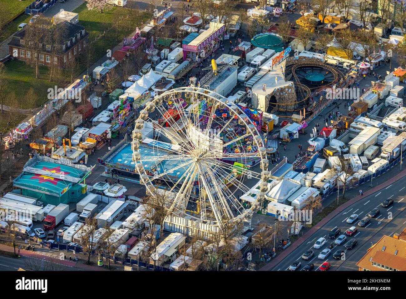 Send folk festival with ferris wheel hi-res stock photography and images - Alamy