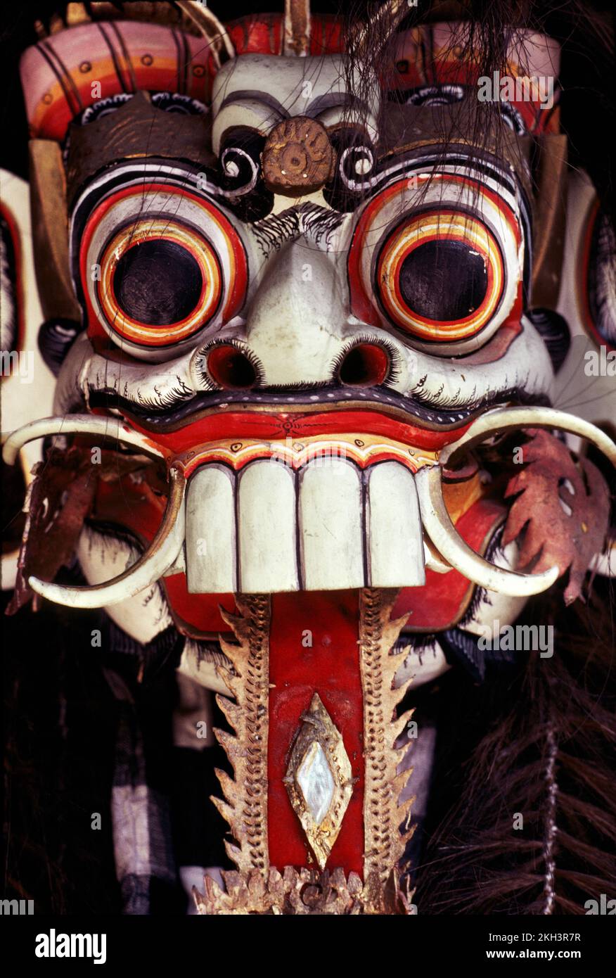 A Wooden Balinese Rangda Spirit Mask Stock Photo - Alamy