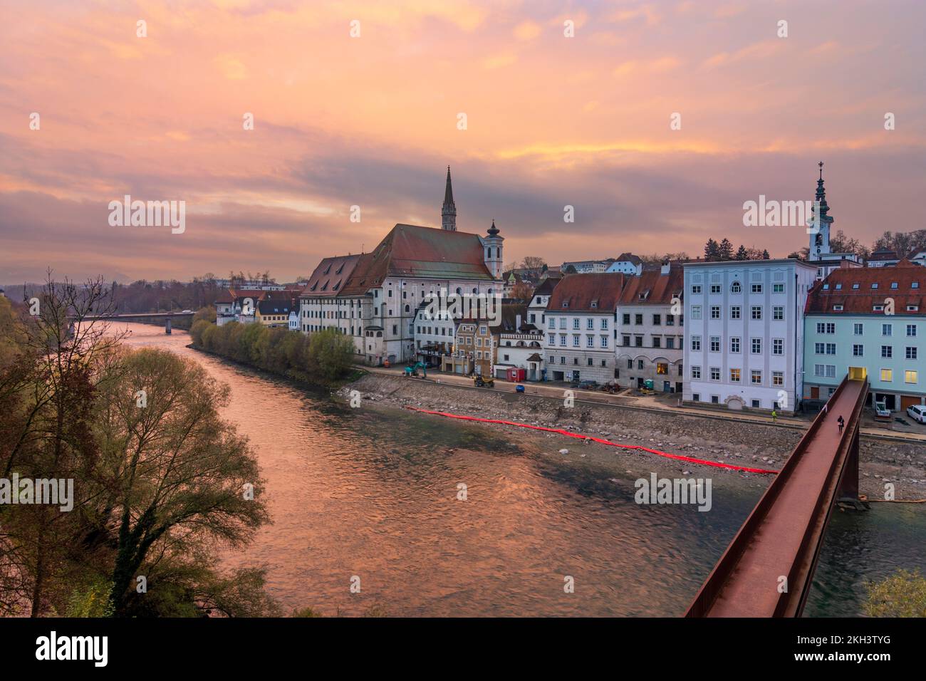 Bridge ennssteg in zentralraum hi-res stock photography and images - Alamy