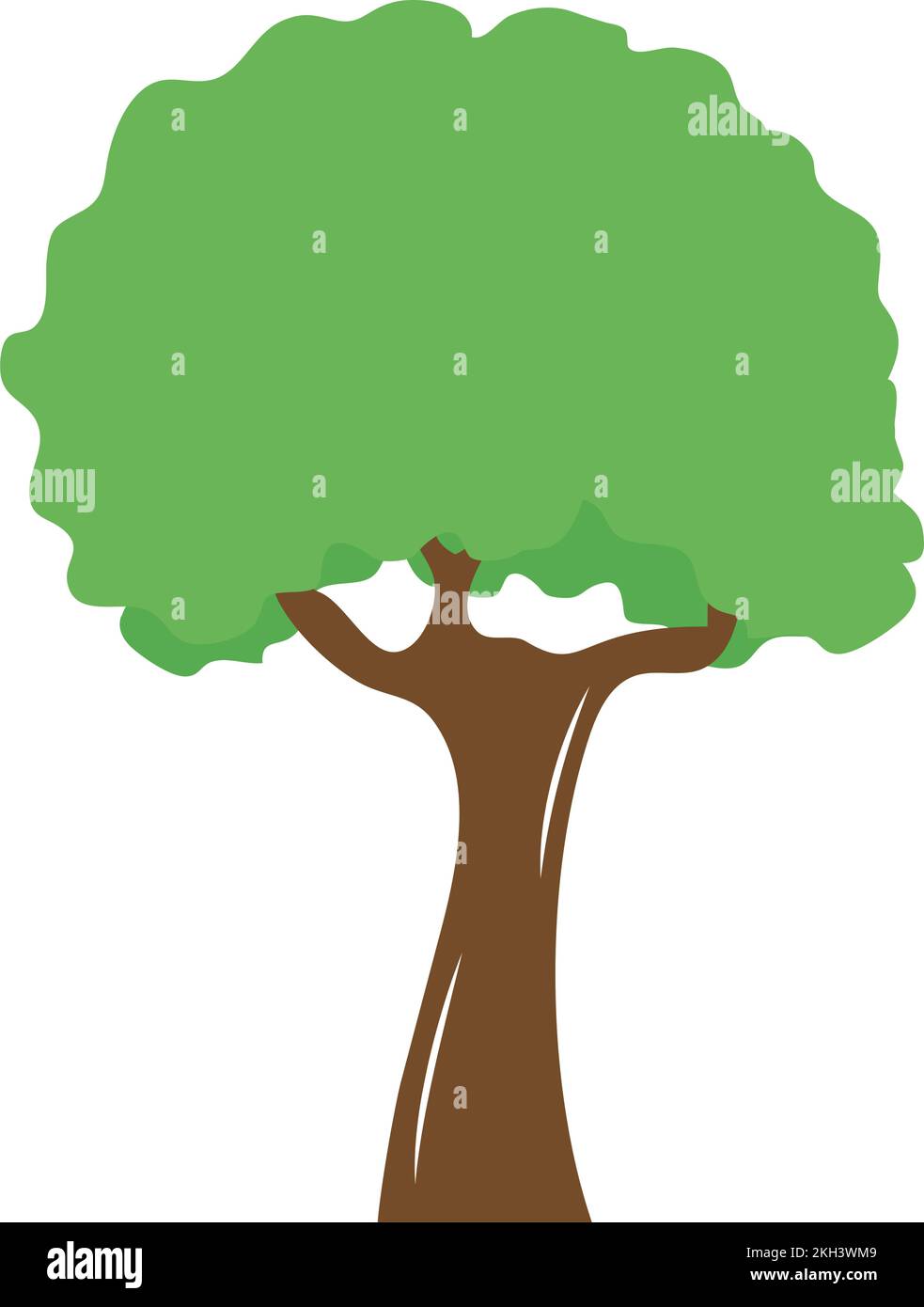 green tree icon Stock Vector Image & Art - Alamy