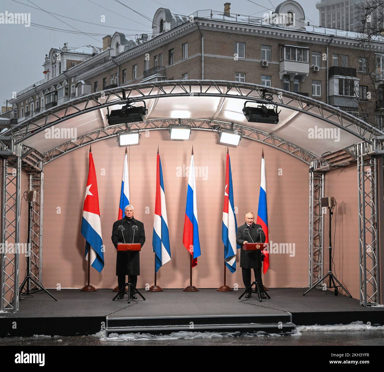 Opening ceremony of a monument to Cuban statesman Fidel Castro on ...