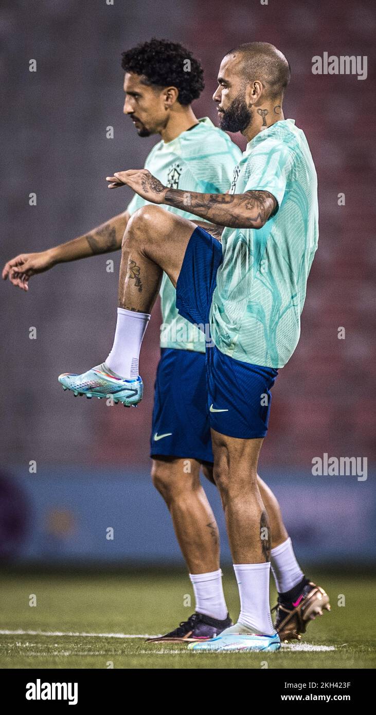 Qatar - Doha - 11/23/2022 - WORLD CUP 2022, BRAZILIAN TEAM TRAINING ...