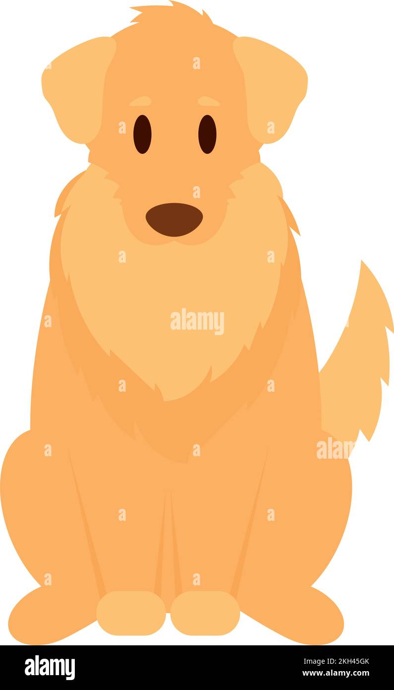 golden retriever icon Stock Vector Image & Art - Alamy