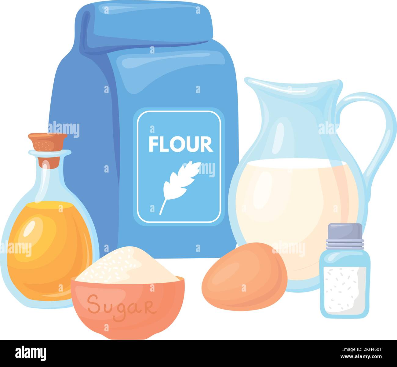 Baking Ingredients Clipart