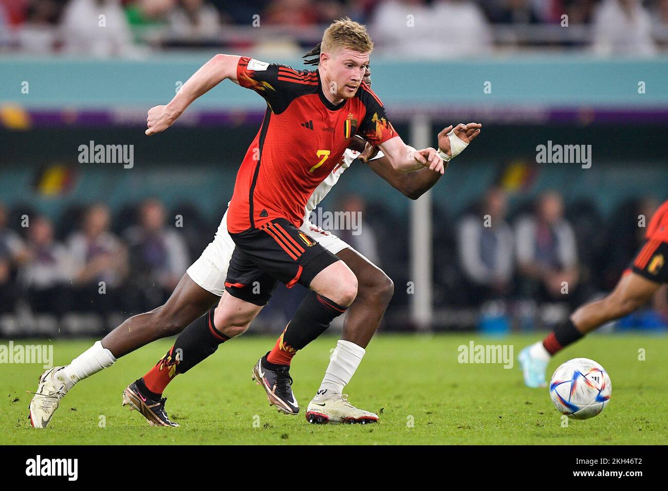Doha, Qatar. 23rd Nov, 2022. DOHA, QATAR - NOVEMBER 23: Kevin De Bruyne ...