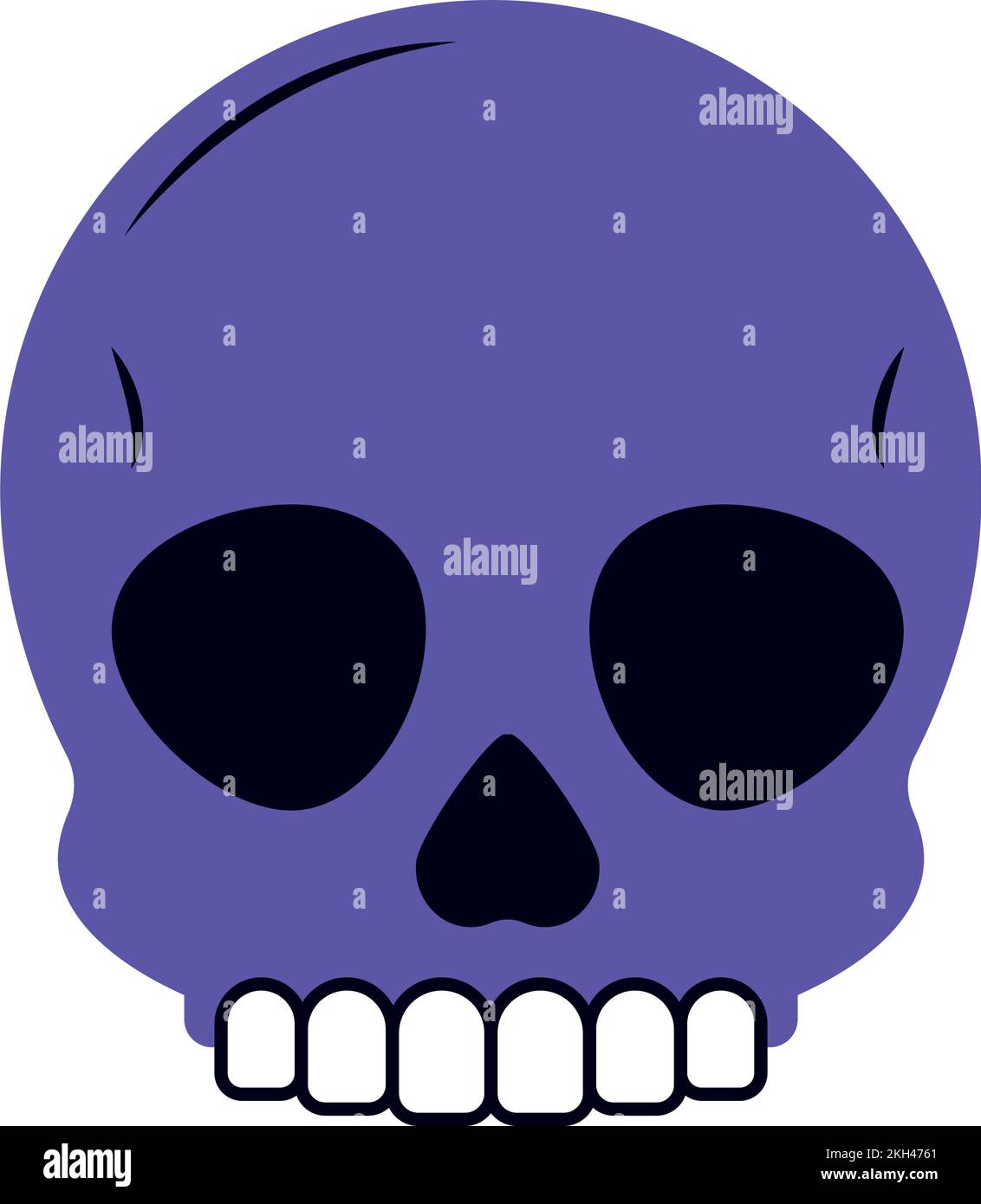 purple skull icon Stock Vector Image & Art - Alamy