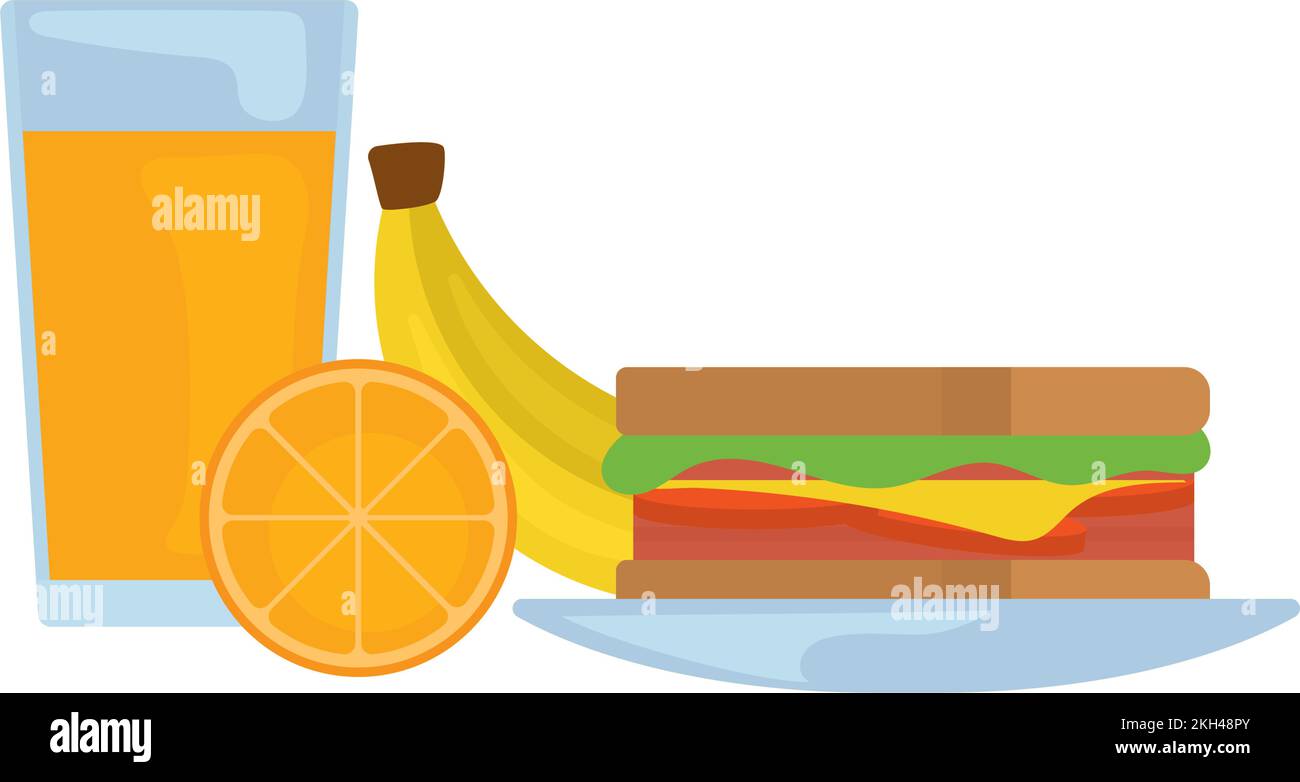 breakfast with sandwich design Stock Vector Image & Art - Alamy