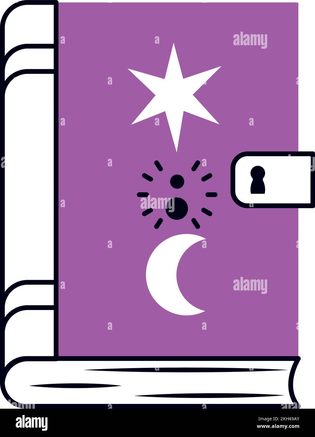 magic book icon Stock Vector Image & Art - Alamy