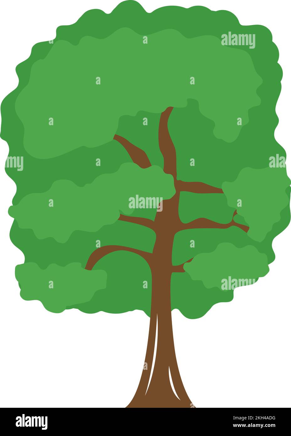 leafy tree icon Stock Vector Image & Art - Alamy