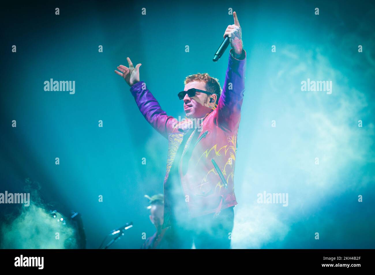 Salmo performs last 22/11/2022 in Padua at Koene Arena Stock Photo - Alamy