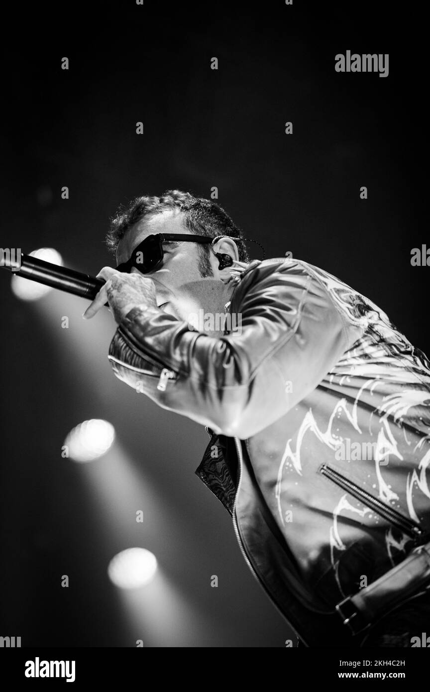 Salmo performs last 22/11/2022 in Padua at Koene Arena Stock Photo - Alamy