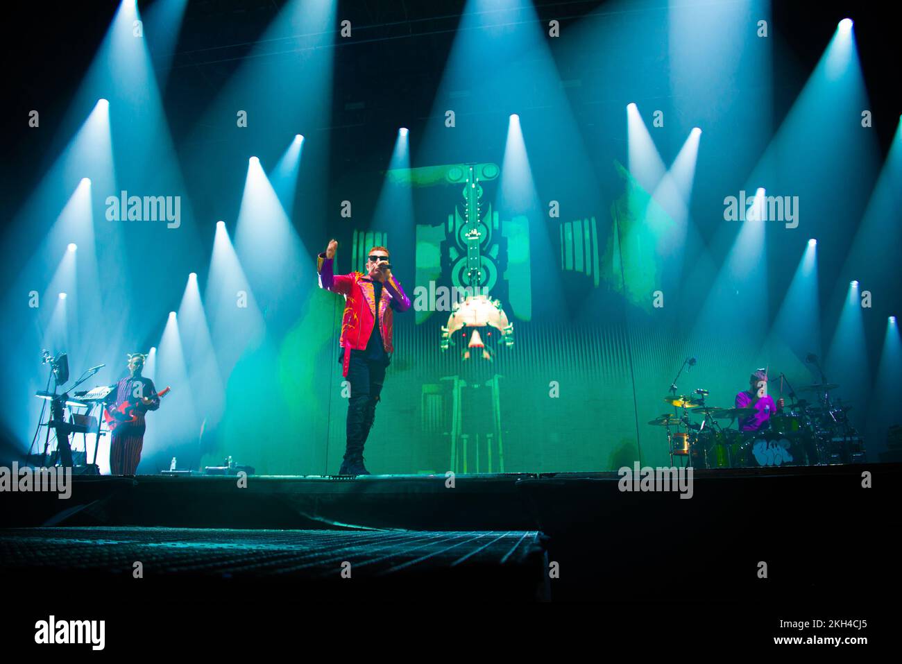 Salmo performs last 22/11/2022 in Padua at Koene Arena Stock Photo - Alamy
