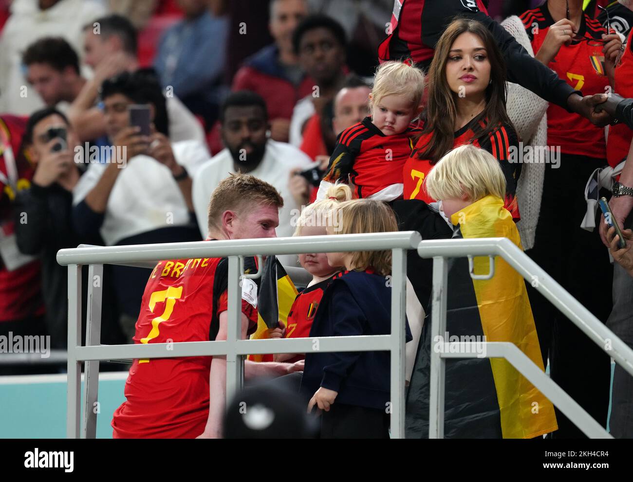 Belgium's Kevin De Bruyne after the FIFA World Cup Group F match at the ...