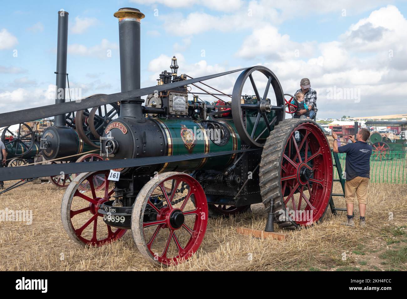 Tarrant Hinton.Dorset.United Kingdom.August 25th 2022.A Robey traction ...
