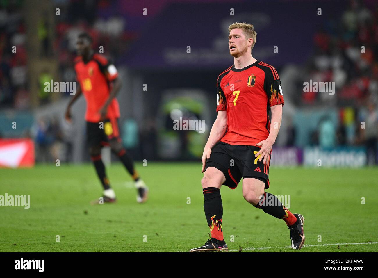 Doha, Qatar. 23rd Nov, 2022. Estádio Ahmed bin Ali Kevin De Bruyne da ...