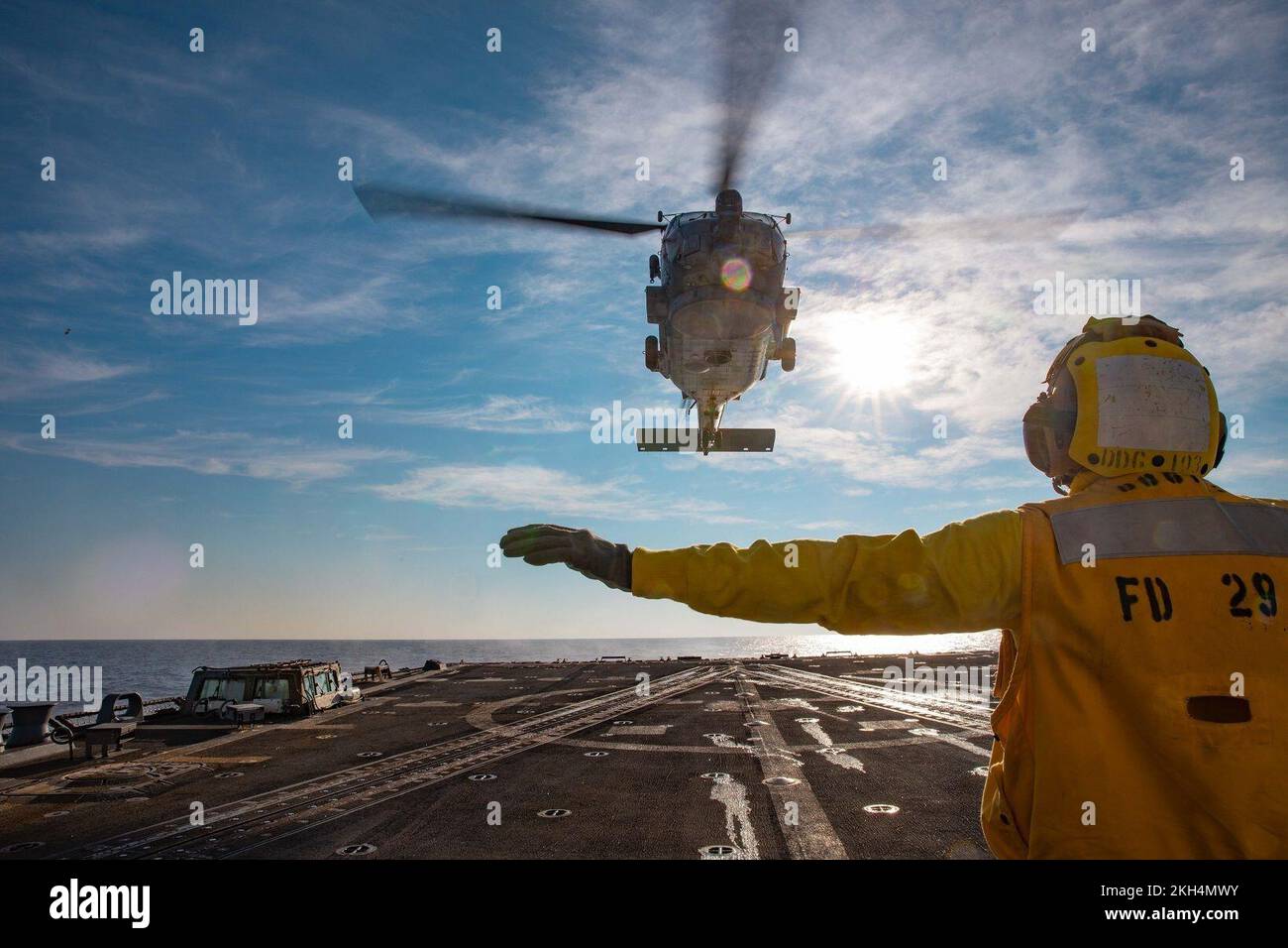 221111-N-OK195-1317 IONIAN SEA (Nov. 11, 2022) Boatswain’s Mate 3rd ...