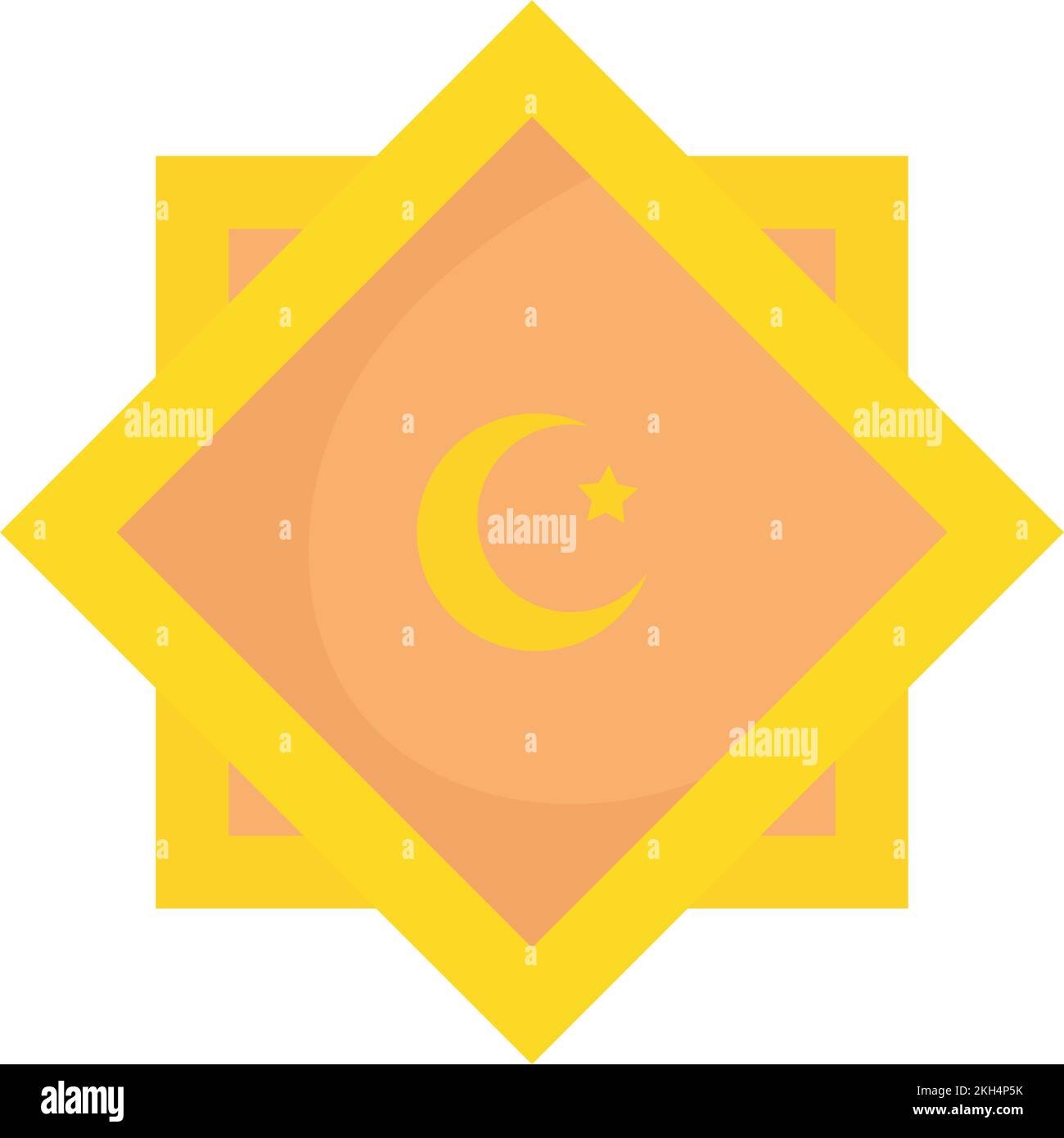 islamic star icon Stock Vector Image & Art - Alamy